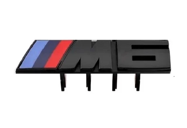 BMW SERIE 6 Embleme, Logo, calandre, grille radiateur M6 Black noire ...