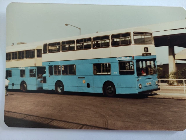 ORIGINAL PHOTO CHINA Motor Bus Hong Kong 1980s Daimler CRG6LXB Park ...