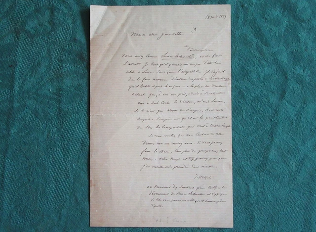 LETTRE AUTOGRAPHE SIGNÉE de Pierre-Jules Hetzel datée de 1879 EUR 350 ...