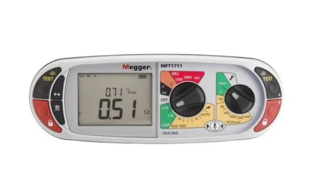 MEGGER MFT1711 TESTER Multifunzione Con Certificato Di Calibrazione ...