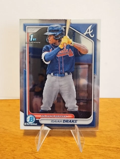 2024 BOWMAN CROMATO 1st Bowman #BCP-21 Isaiah Drake Atlanta Braves EUR ...