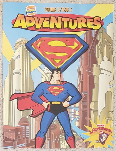 BURGER KING KIDS Club Adventures Volume 8/Issue 6 Superman The Animated ...