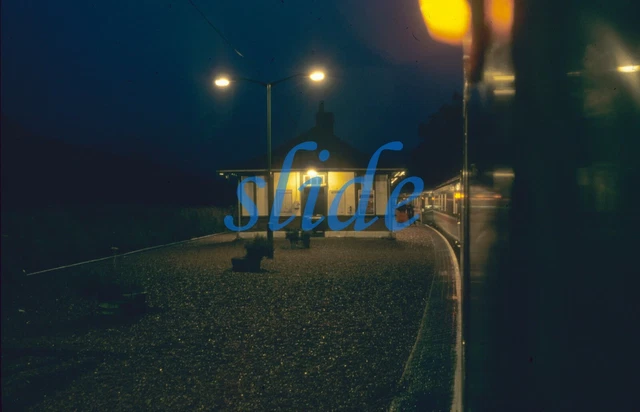 BRITISH RAILWAYS WEST Highland Rannoch Station Platform 1999 Original ...