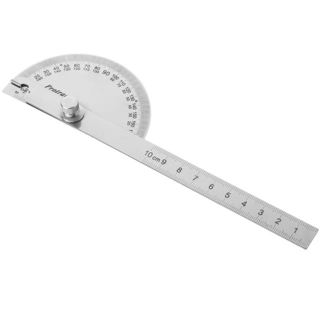 ARM PROTRACTOR ANGLE Finder ProtractorStainless Steel Protractor Ruler ...