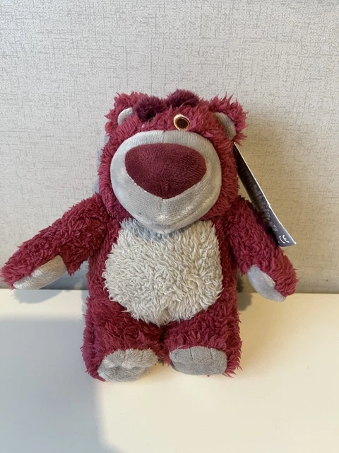 DISNEY PIXAR TOY Story 3 Lotso Huggin Bear Plush 7" Strawberry Smell ...