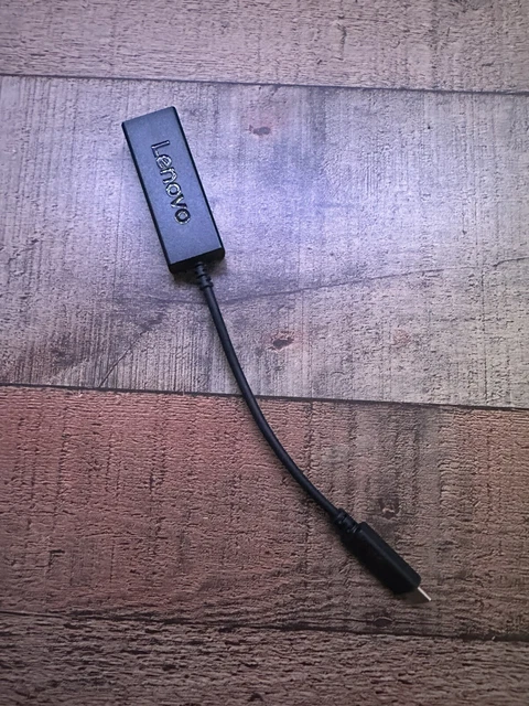 GENUINE LENOVO THINKPAD USB C to Ethernet Adapter Type C to RJ45 LAN ...