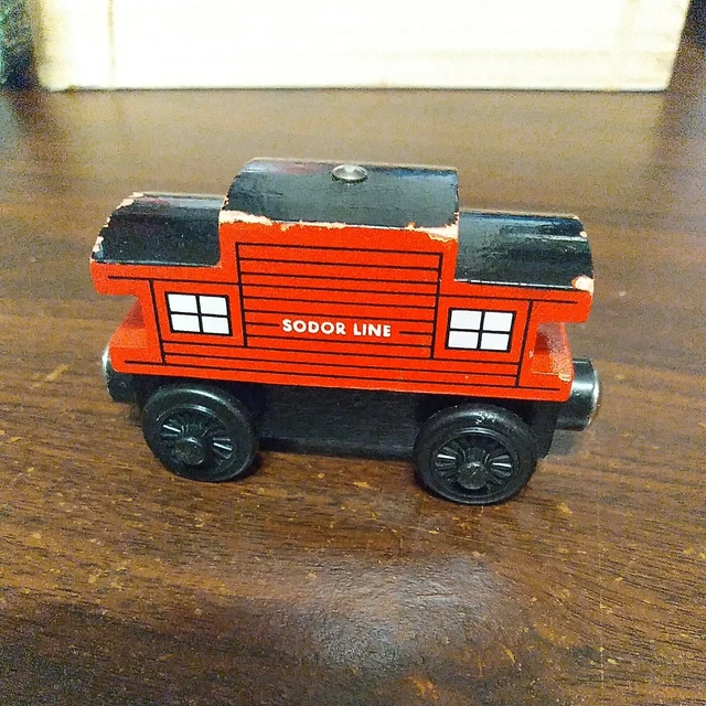 THOMAS & FRIENDS Wooden Railway Red Sodor Line Caboose 2002 EUR 5,74 ...