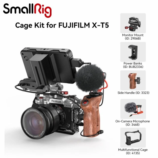 SMALLRIG MULTIFUNCTIONAL CAGE Kit for FUJIFILM X-T5 with Handle ...