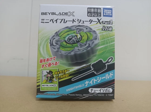 BEYBLADE X MINI beyblade shooter X Part 1 NIGHTSHIELD Takara Tomy £24. ...