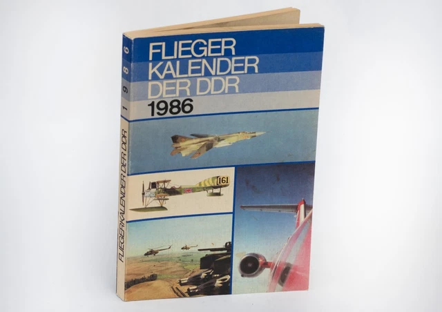 DDR BUCH FLIEGER Kalender der DDR 1986 VEB NVA Luftwaffe EUR 3,33 ...