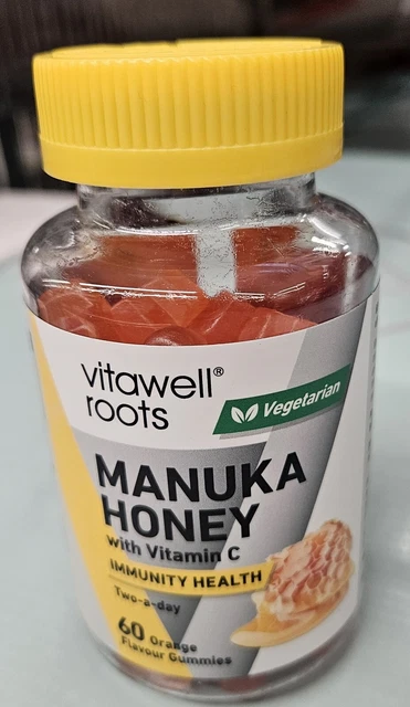 VITAWELL ROOTS MANUKA Honey Orange Flavoured Gummies 60s £8.00 ...