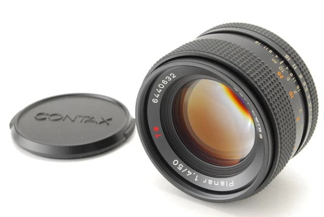 [TOP MINT] CONTAX Carl Zeiss Planar 50mm f/1.4 AEJ Lens C/Y From JAPAN ...