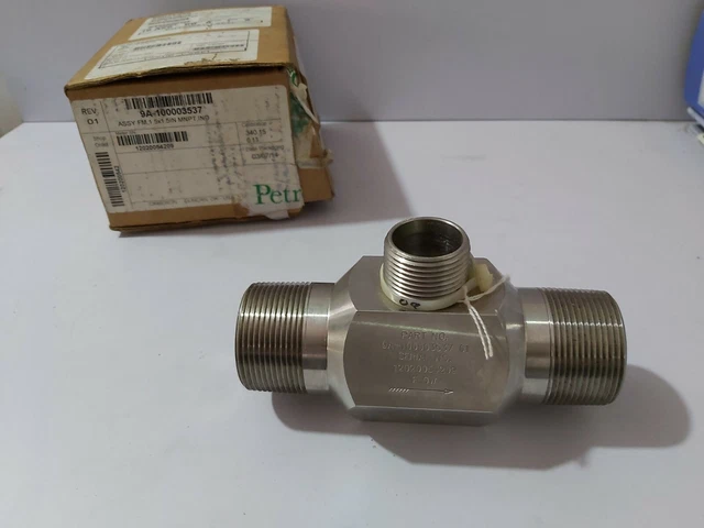 NUFLO 9A-100003537 01 5000 Psi Liquid Turbine Durchflussmesser Cameron ...