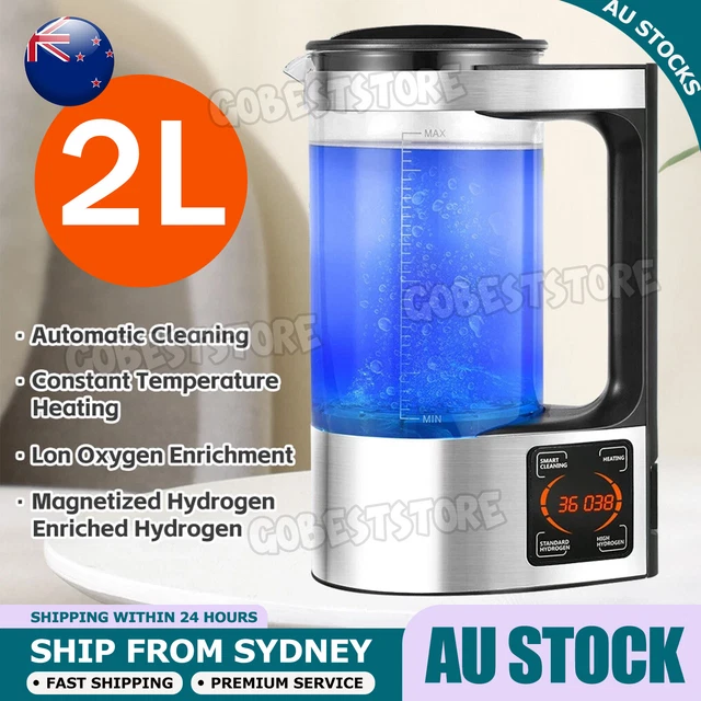 2L ELECTRIC HYDROGEN Rich Alkaline Water Ionizer Generator Machine for ...