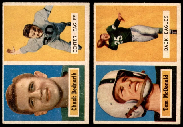 1957 TOPPS PHILADELPHIA Eagles Team Set 5 - EX EUR 198,60 - PicClick FR