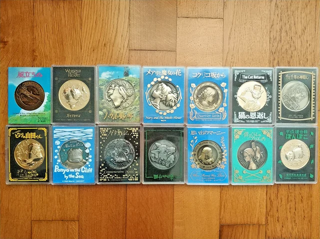STUDIO GHIBLI OFFICIAL Complete Medals Set HAYAO MIYAZAKI - WORLD ...
