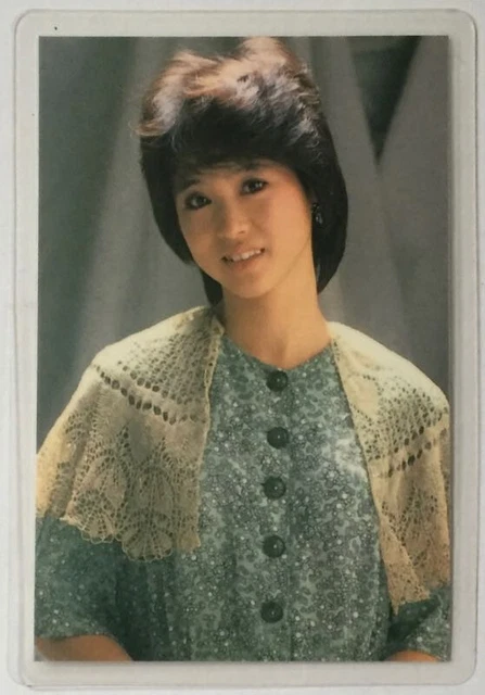 SEIKO MATSUDA TRADING Card T-475 Japan 1980s Idol Laminated Showa Era ...