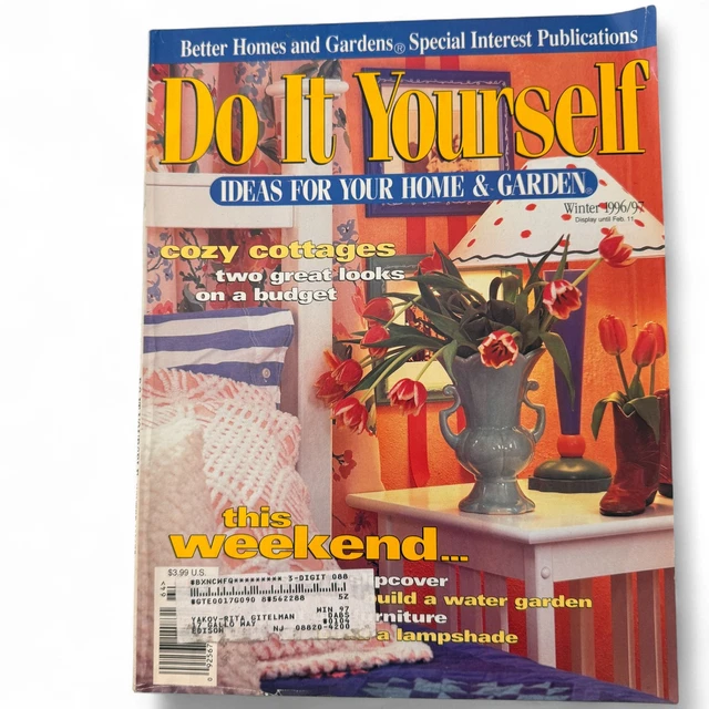 BETTER HOMES & Gardens Do It Yourself Magazine Spring 1994 Cozy ...