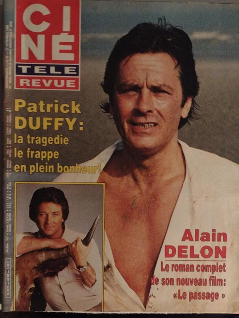 CINE REVUE / Alain Delon- Patrick Duffy- Michele Morgan- Don Johnson ...