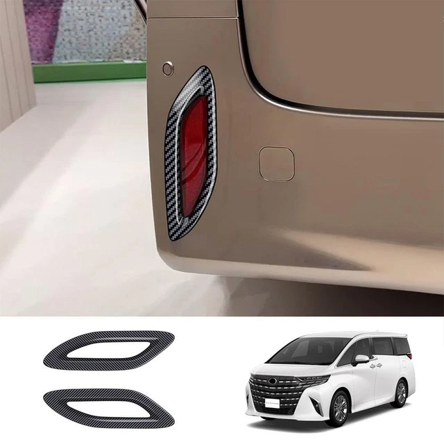 FOR TOYOTA ALPHARD 40 Series 2023+ ABS Rear Tail Fog Light Lamp Cover ...