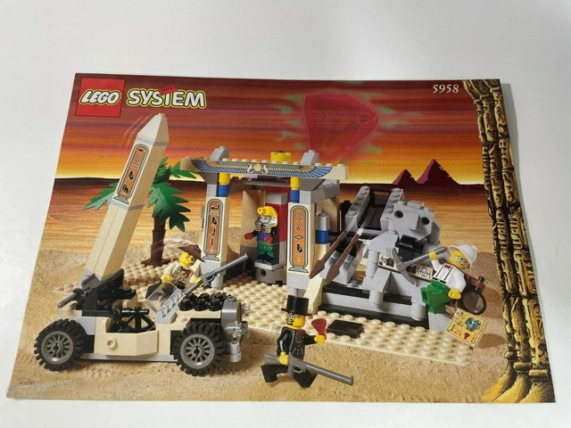 LEGO® BUILDING INSTRUCTIONS Egypt 5958 Mummy's Tomb Excavation ...