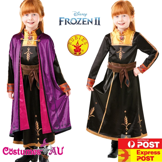 DELUXE FROZEN 2 Princess Anna Elsa Queen Dress Child Girls Book Week ...