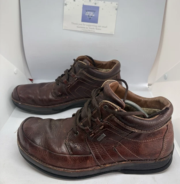 CLARKS UN TREAD On GTX2 Brown Leather Walking Hiking Boots Gore-Tex UK ...