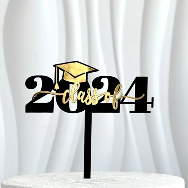 CLASS OF 2024 Graduation Cake Toppers Graduation Party Cake Decorations ...