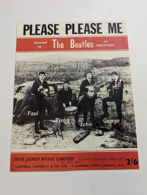 THE BEATLES: Please Please Me Sheetmusic Reprint £5.99 - PicClick UK