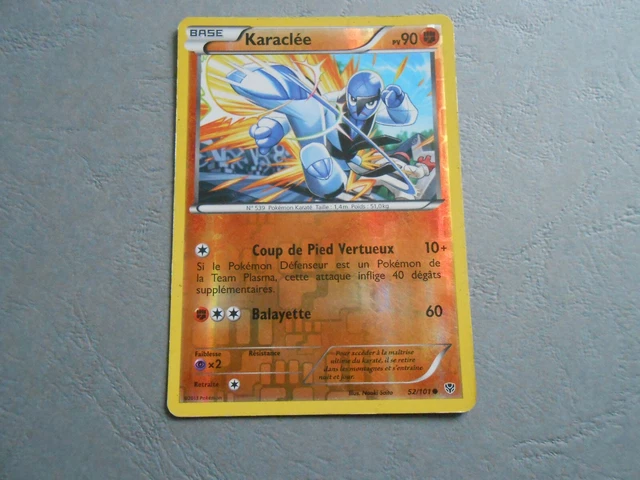 CARTE POKÉMON NOIR & Blanc - Explosion Plasma 52/101 Karaclée PV90 ...