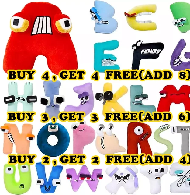 26 PLUSH DOLL Alphabet Lore Letter Kid Educational Toy Home Easter Xmas Gift UK £6.97 - PicClick UK