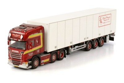 SCANIA STREAMLINE TOPLINE Box Trailer Steen Hansen WSI Models wsi 01 ...