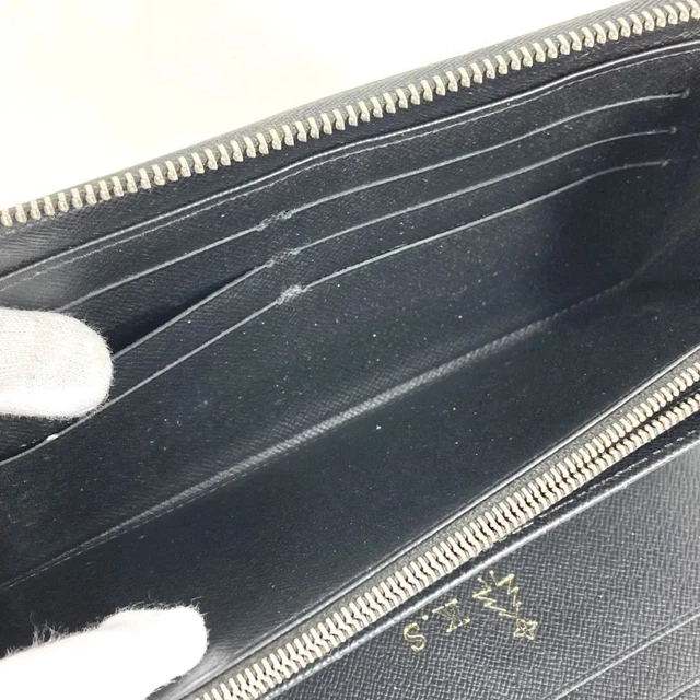 LOUIS VUITTON N60153 Damier Graphite Zippy Organizer NM Long Wallet ...