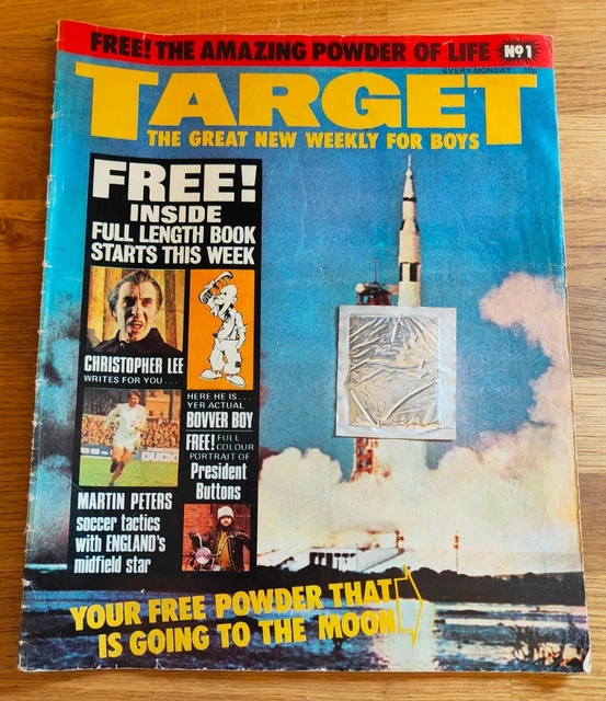 MAGAZINE - TARGET Weekly Boys Issue #1 1972 Christopher Lee Martin ...