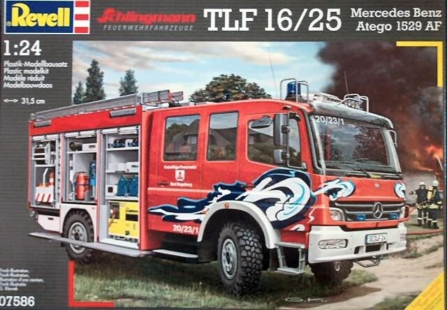 REVELL 07586 Schlingmann TLF 16/25 Mercedes Benz Atego 1529 AF Fire ...