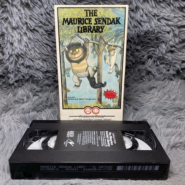 THE MAURICE SENDAK Library VHS Tape 1993 Children’s Circle Wood Knapp ...