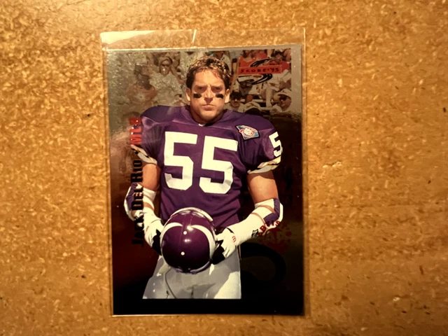 MINNESOTA VIKINGS-JACK DEL RIO 1995 SCORE ROUGE SIÈGE PREUVE D'ARTISTE ...