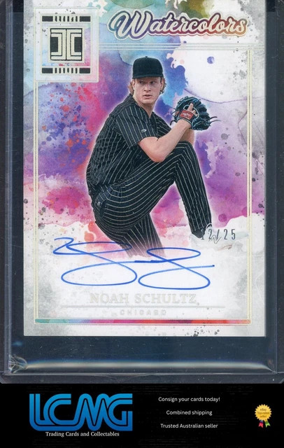 2024 PANINI IMPECCABLE #WCS-NS Nolan Schanuel Watercolor Signatures ...