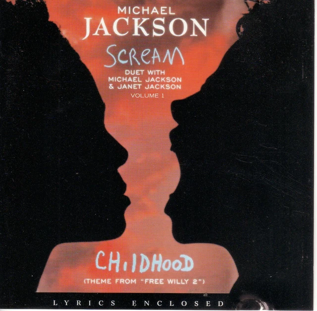MICHAEL JACKSON SCREAM cd single 1995 Epic Australia Free Willy Janet ...