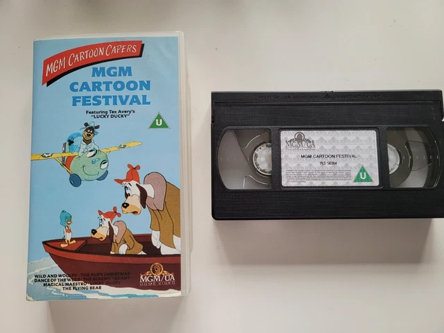 VIDEO VHS MGM cartoon festival featuring tex averys lucky ducky EUR 15 ...