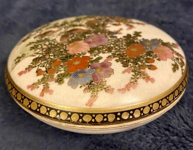 ANTIQUE FINE JAPANESE Meiji Period Satsuma Koro Ink Well Signed £280.04 ...