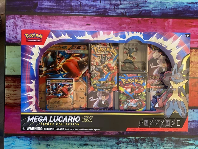 POKÉMON TCG: MEGA Lucario EX Figure Collection Box - SEALED £39.96 ...