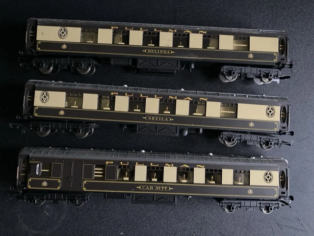 HORNBY OO GAUGE Rake of 3 Pullman Coaches £31.88 - PicClick UK