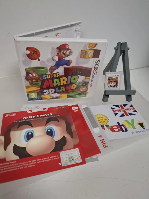SUPER MARIO 3D Land Nintendo 3Ds/2Ds Game With Manual & Vip Card Clean ...