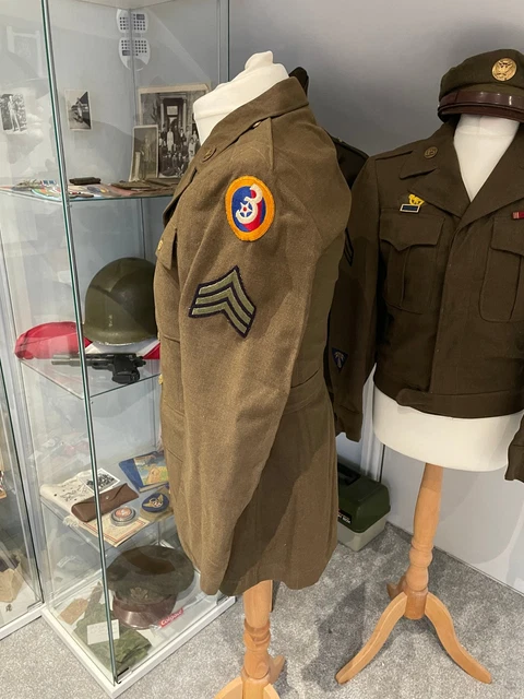 ORIGINAL WORLD WAR Two Enlisted Man's Class A Tunic, 3rd Air Force, 37R ...