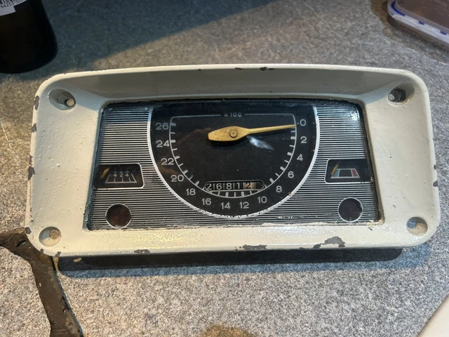 AC GENUINE FORD Tractor 5000 Dashboard Clock Cluster Roadless County ...