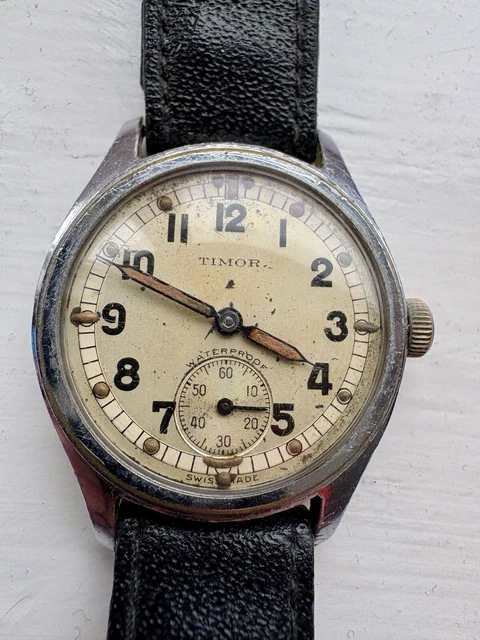 RARE VINTAGE WW2 British Military ATP Timor Field Watch £695.00 ...