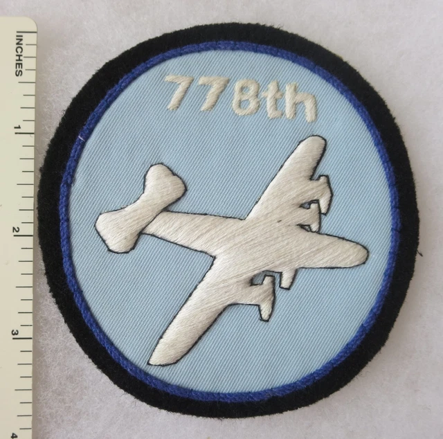 778TH BOMB SQUADRON US AIR FORCE PATCH Custom Hand Sewn for WW2 USAAF ...