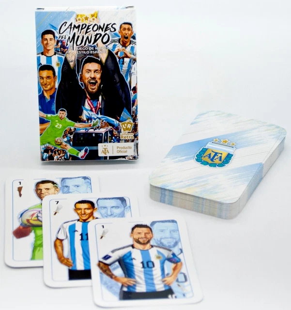 MESSI BARAJA ESPANOL Spanish Playing Cards Deck Argentina World Cup ...