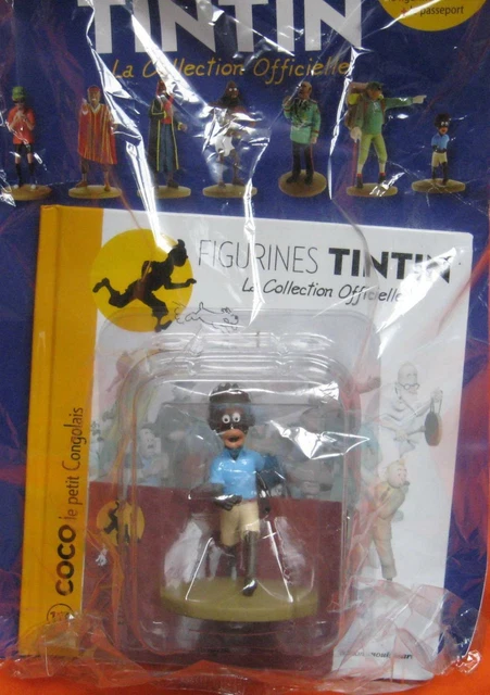 FIGURINE RESINE TINTIN Coco Le Petit Congolais Numero 110 Livret Et ...